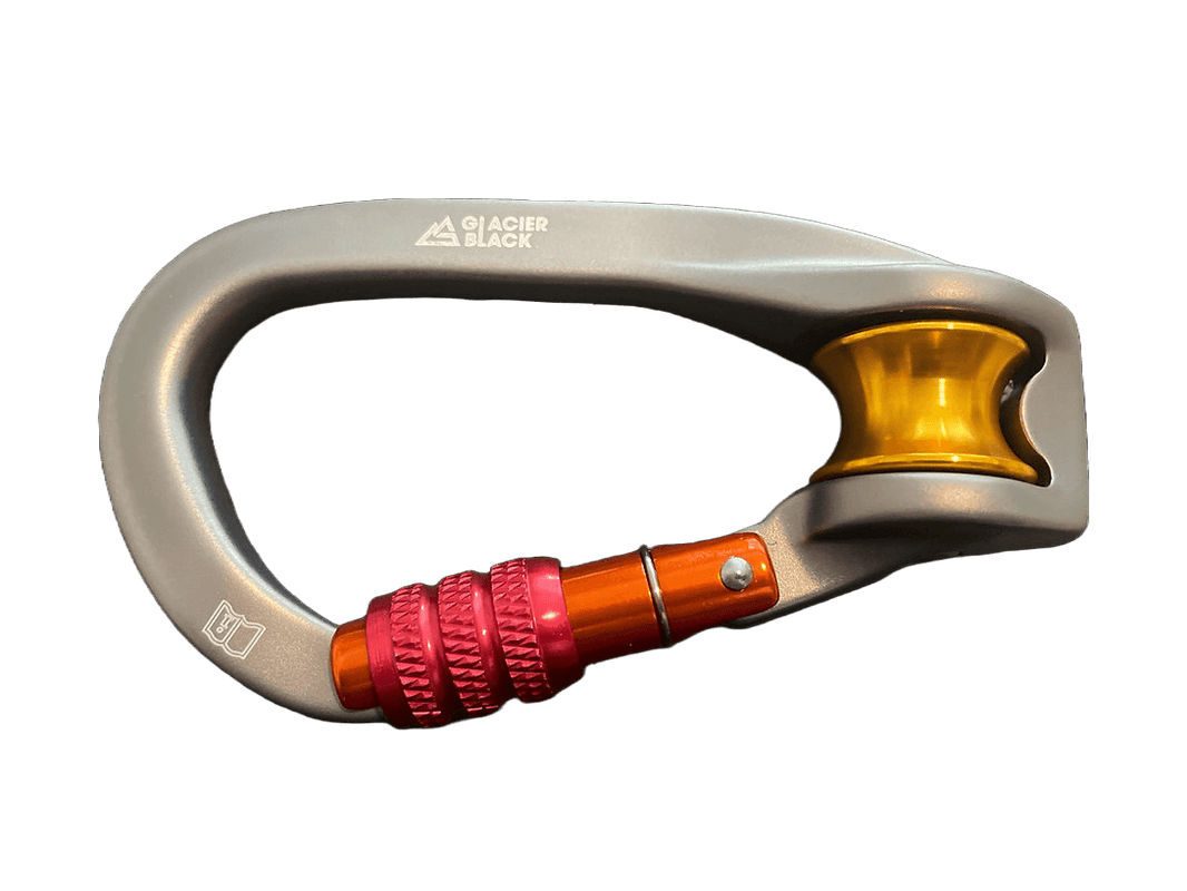 Revolve Locking Carabiner with Pulley - GLACIER BLACK – NovaSupply.org