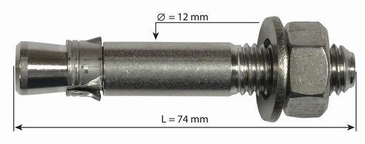 12mm Bolts in 316 SS - RAUMER – NovaSupply.org